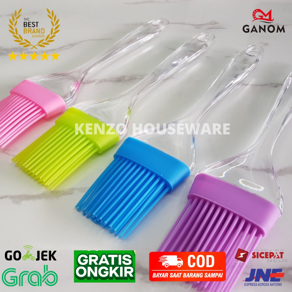 Jual Kuas Silikon Kue Premium Tahan Panas Kuas Silicone Mentega Roti ...