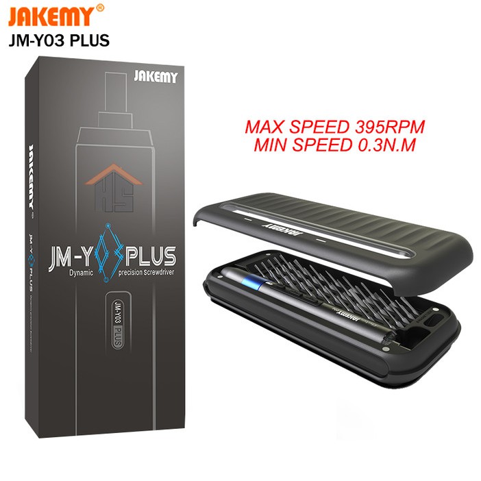 Jual Jakemy JM-Y03 Plus 43 in 1 Obeng Listrik Mini 395RPM Electric ...