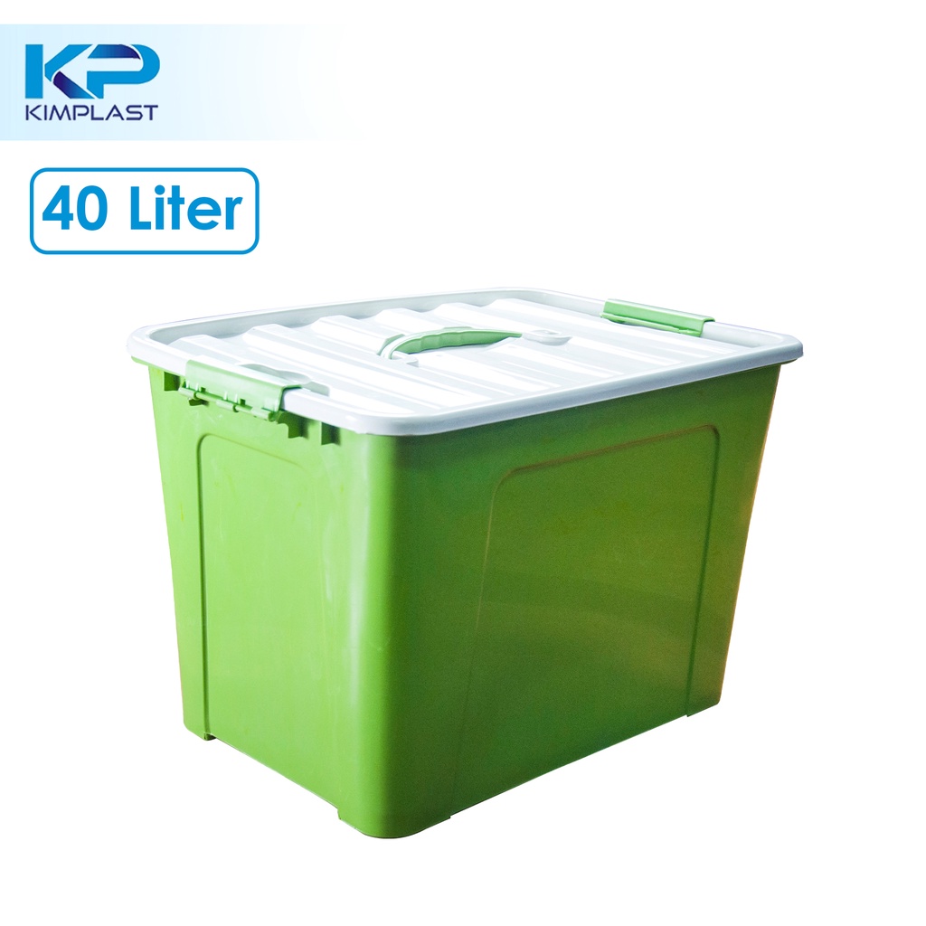 Jual KIMPLAST Box Container 40 Liter Deluxe / Dengan Pegangan Handle ...