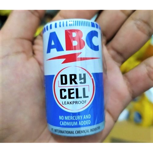 Jual [1 buah] Baterai ABC HITAM besar ukuran D R20 SUPER POWER d size ...