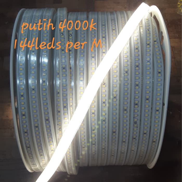 Jual Lampu Led strip 2835 smd 144leds per meter putih 4000k 100m ...