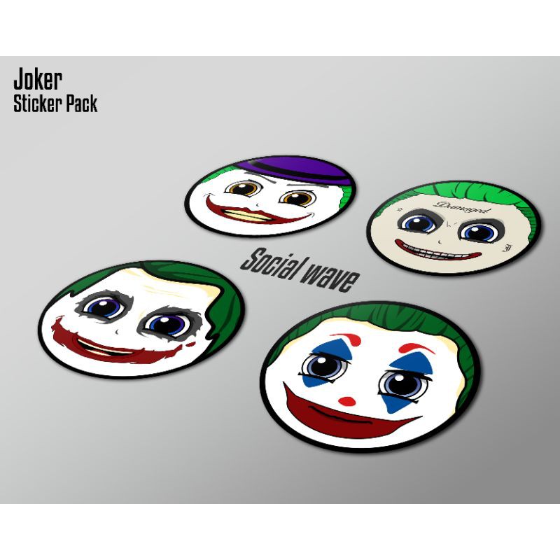 Jual Joker Sticker Pack | All Movie Version | Shopee Indonesia