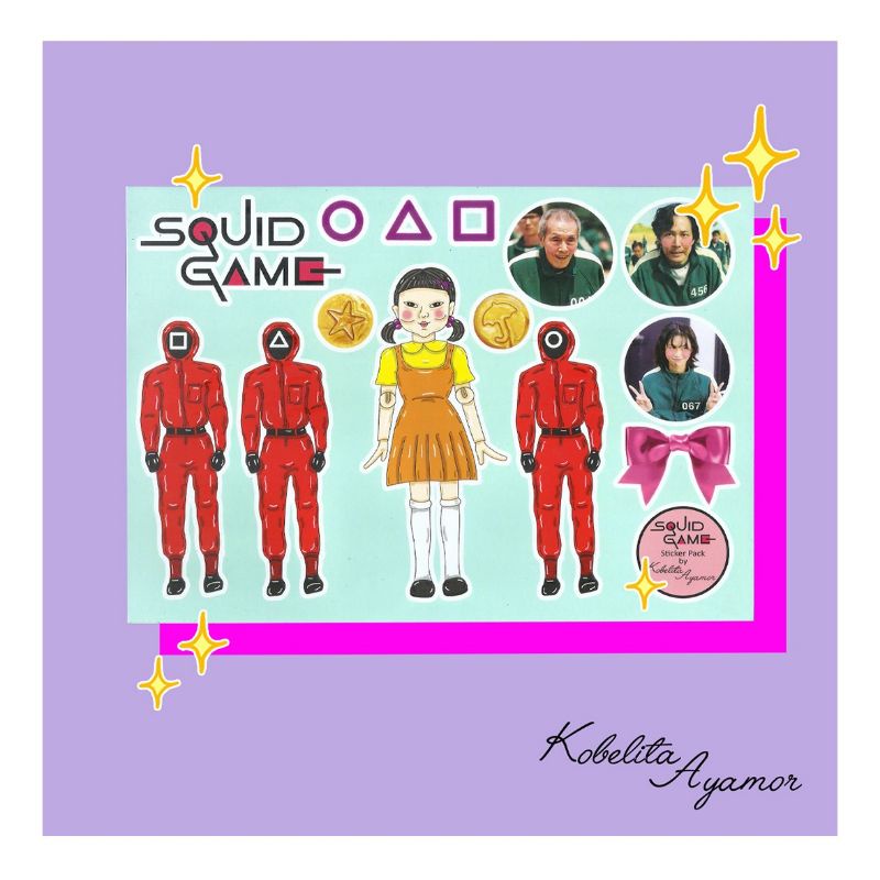 Jual Sticker Pack Squid Game | Shopee Indonesia