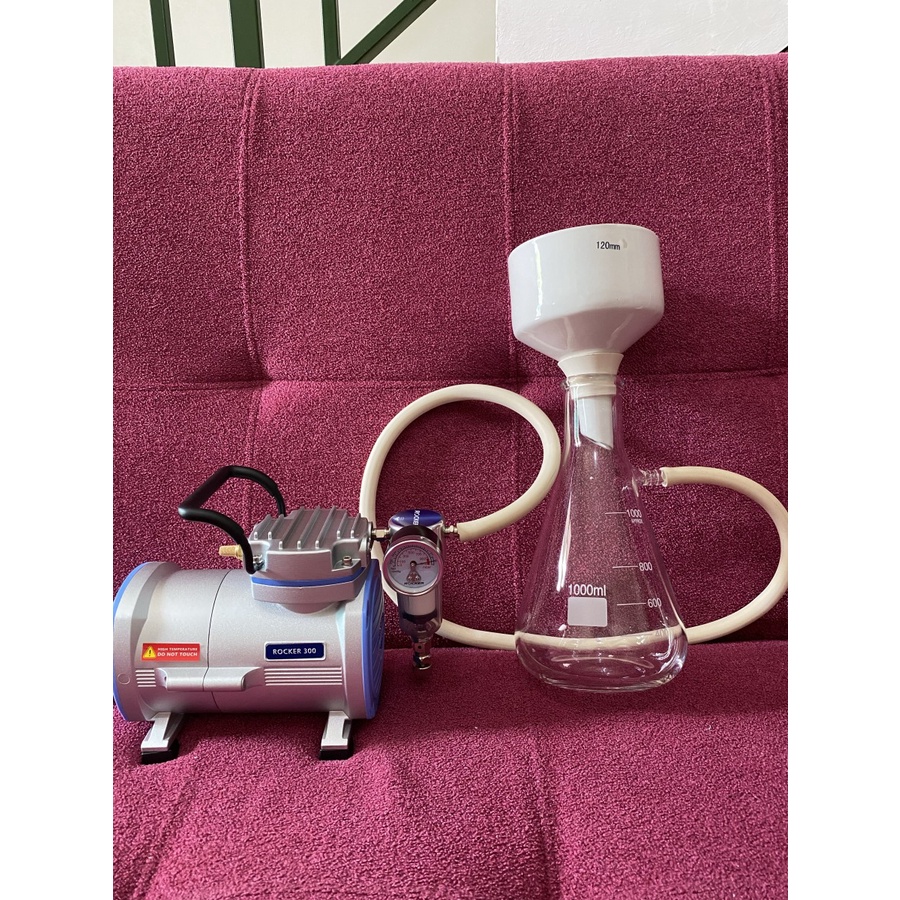 Jual Laboratory Buchner Filter Funnel 1000ml & 120mm Plus Vacuum Rocker ...