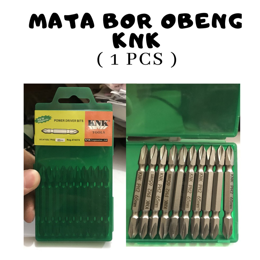 Jual Mata Bor Obeng Philip Bits Ph2-65 m/m Merk KNK | Shopee Indonesia