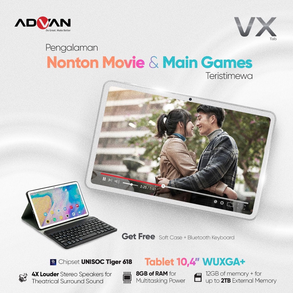 Jual Keyboard Tablet Advan VX set cover dan VX Lite non cover | Shopee ...