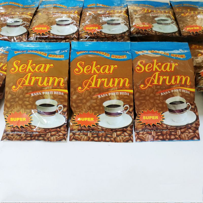 Jual Kopi Sekar Arum Robusta Super 75gram | Kopi Puslit Jember | Puslit Kopi Kakao | Puslitkoka ...