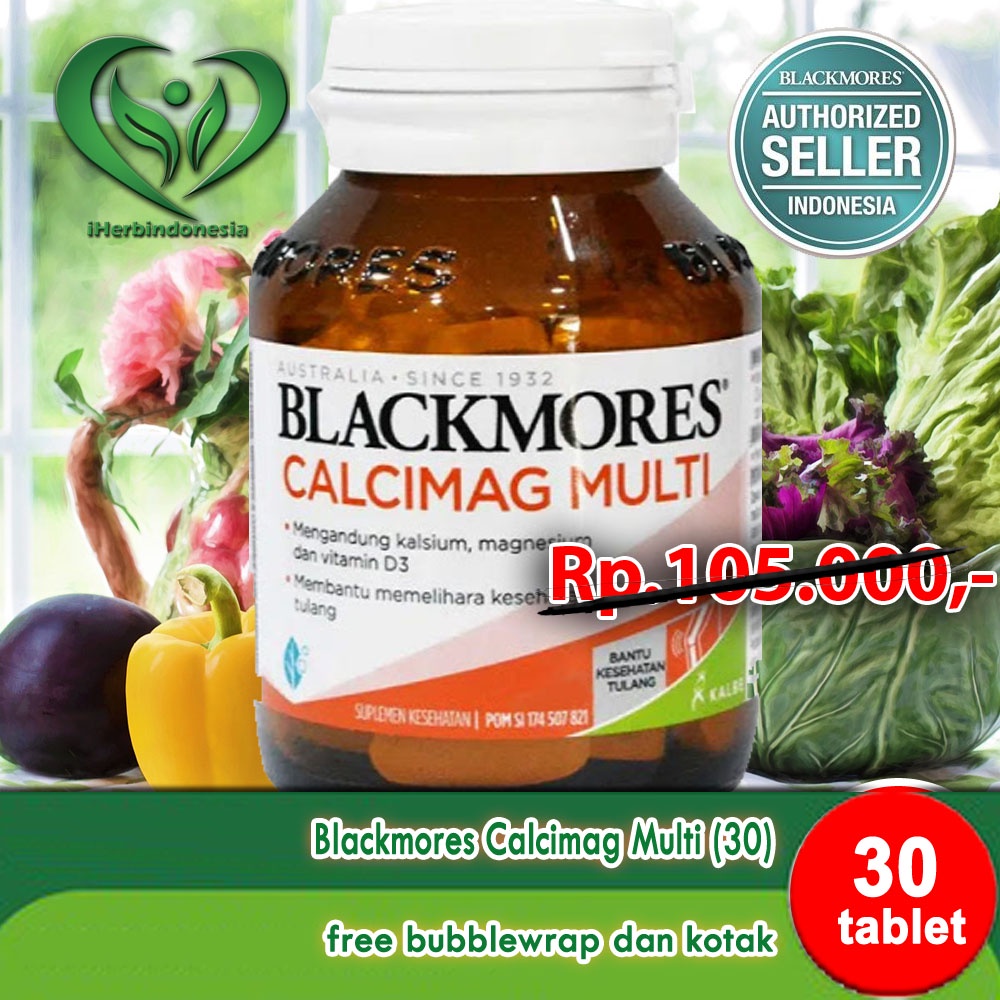 Jual Blackmores Calcimag Multi (30) menjaga kesehatan tulang dari ...