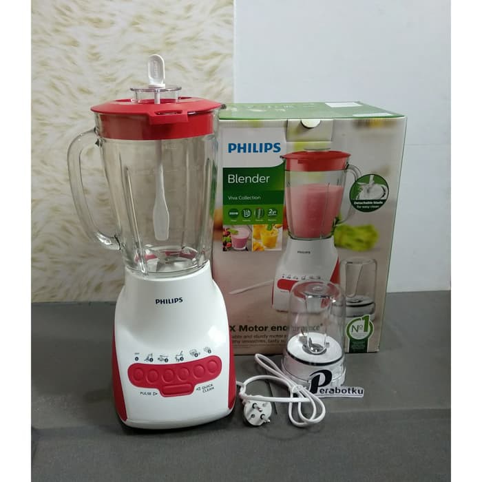 Jual Blender Philips HR 2116 / Blender 2 In 1 Gelas Bahan Kaca 2 Liter ...