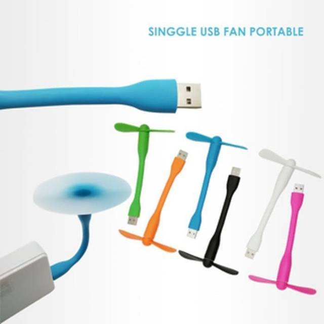 Jual Kipas Usb Mini bamboo 2Baling / Usb Stick Fan / Kipas Angin mini ...