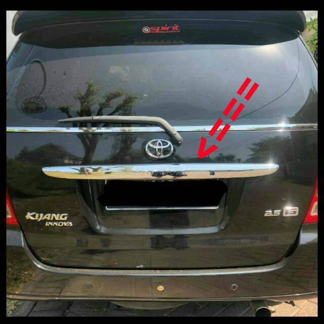 Jual Lis LIST trundlite pintu bagasi belakang toyota innova inova lama ...