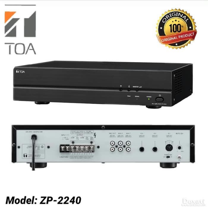 Jual TOA ZP-2240 Power Amplifier 240 W ACDC 240watt 240w zp2240 ampli AC DC | Shopee Indonesia