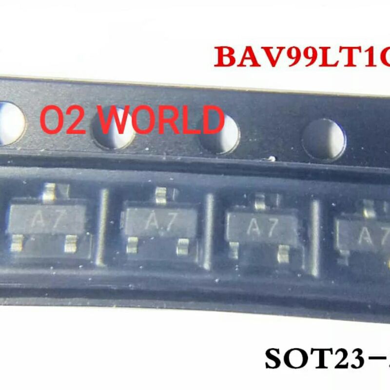 Jual BAV99 a7 SOT-23 fast switcing diode A7 SMD | Shopee Indonesia