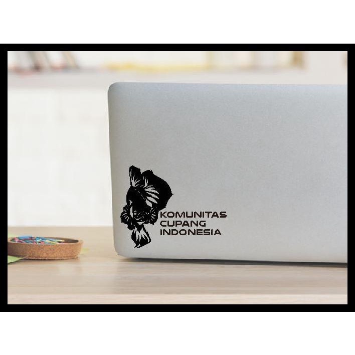 Jual Stiker Ikan Cupang Betta Fish Komunitas Kaca Mobil Laptop Helm ...