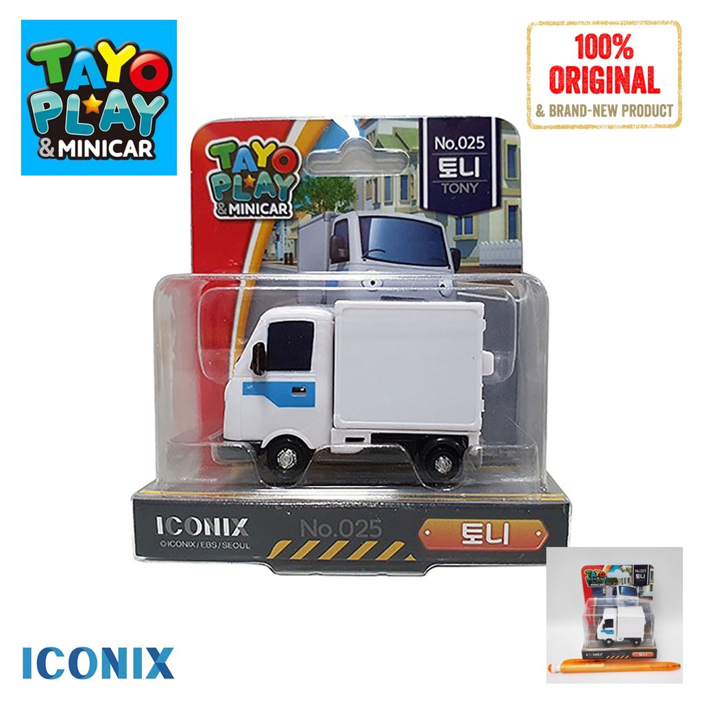 Jual Iconix Tayo The Little Bus Play Minicar Tony Delivery Truck Korean ...