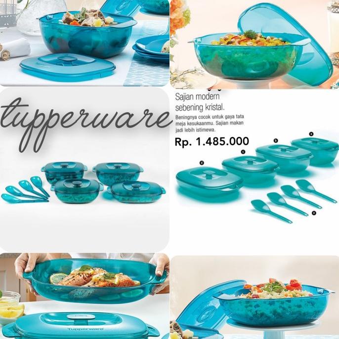 Jual Tupperware Promo Wadah Crystal Mewah Set Murah | Shopee Indonesia