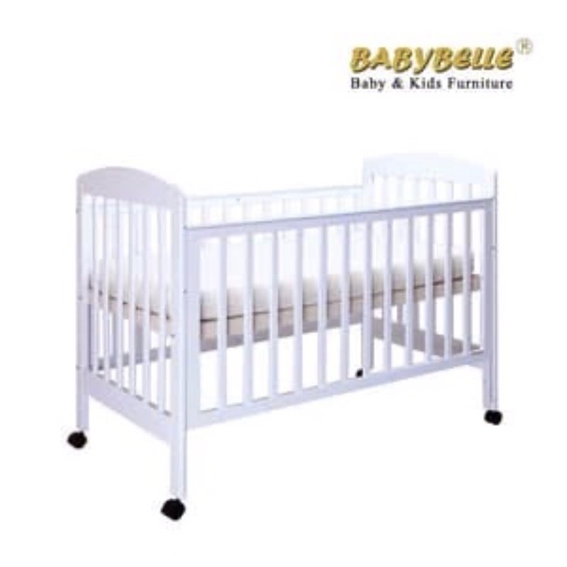 Jual RANJANG BAYI BABYBELLE CHRISTOPHER SLAT BABY BOX KAYU (FULL IVORY ...