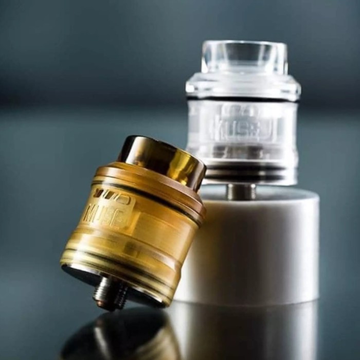 Jual Muse RDA Authentic Vapeam 24mm Dual Coil Ultem PEI Transparent ...
