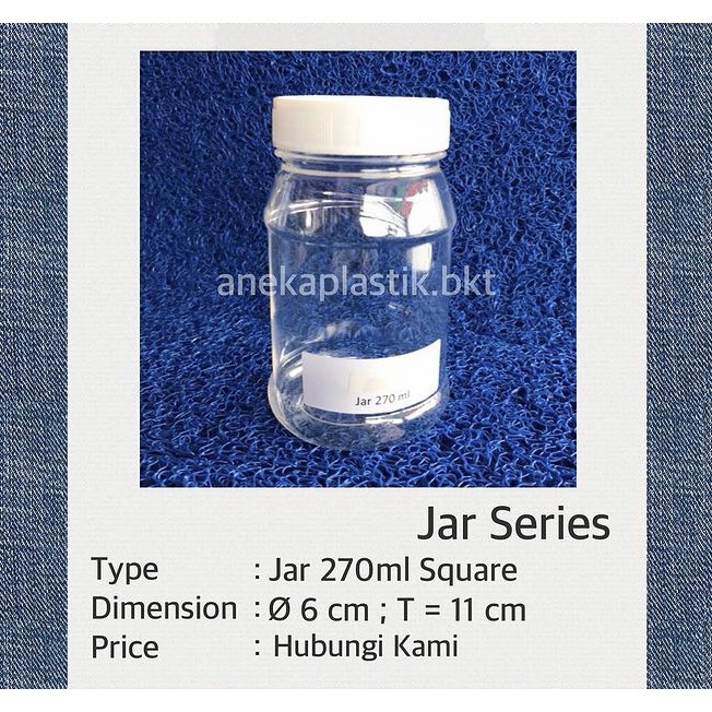 Jual (20 pc) BOTOL JAR 270ml BULAT + TUTUP / Botol Minuman Murah ...