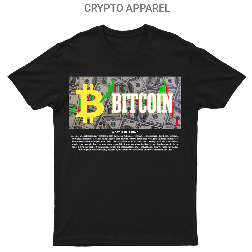 Jual CRYPTO APPAREL - Kaos Bitcoin | Shopee Indonesia