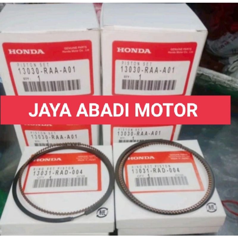 Jual PISTON ASSY DAN RING PISTON HONDA CRV GEN 3 2.4CC 2007-20012 ...