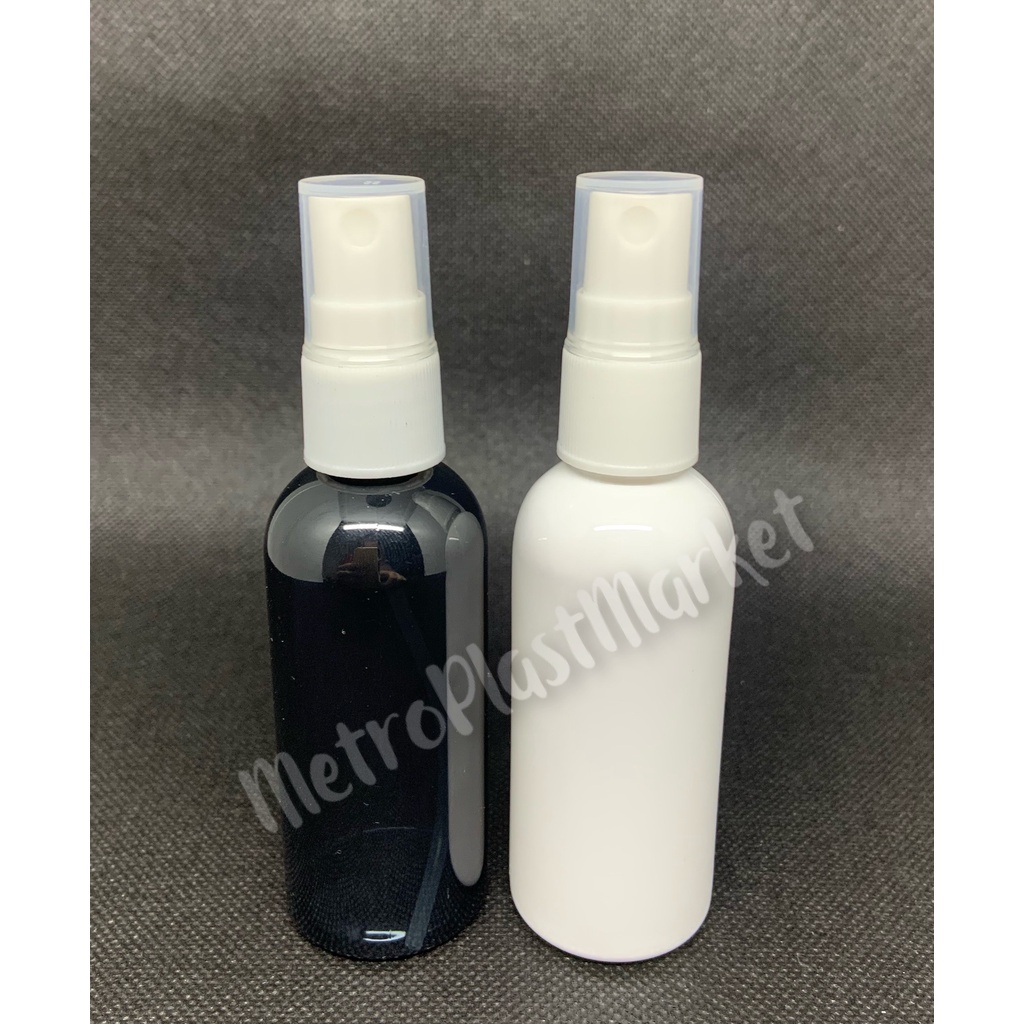 Jual botol spray 60 ml 60ml putih / hitam susu PET | Shopee Indonesia