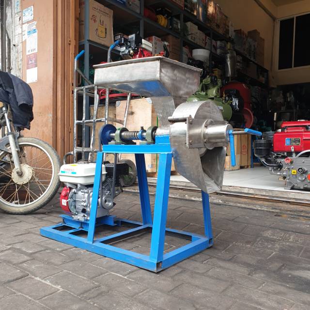 Jual MESIN GILINGAN BUMBU CABAI MESIN GILING CABE STAINLESS 8" | Shopee ...