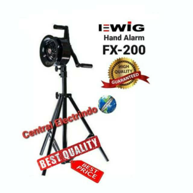 Jual Motor Siren/Sirene Tangan/ Hand Alarm FX-200 EWIG. | Shopee Indonesia