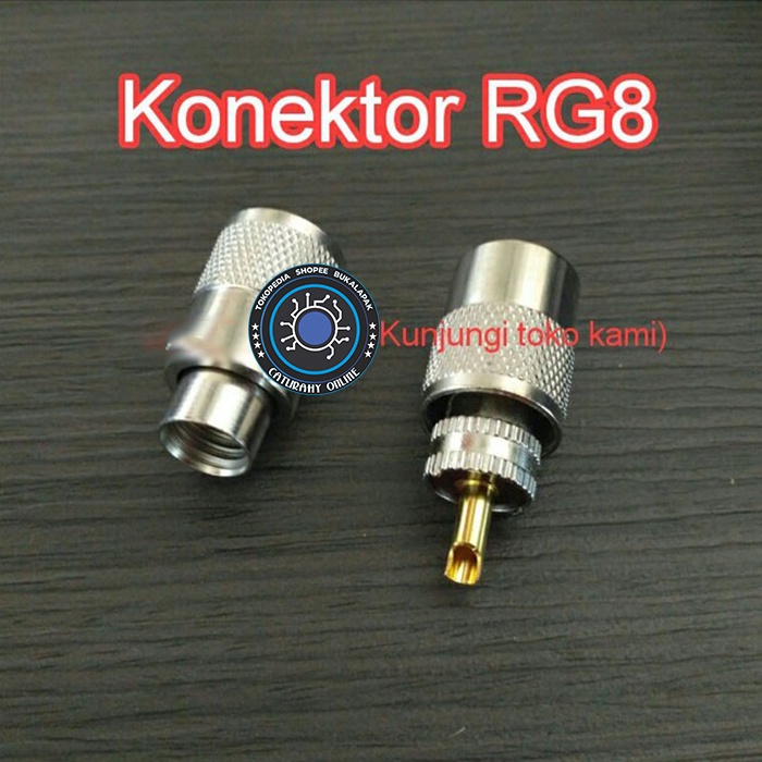 Jual Konektor rg8 Konektor kabel antena radio rg 8 cab | Shopee Indonesia