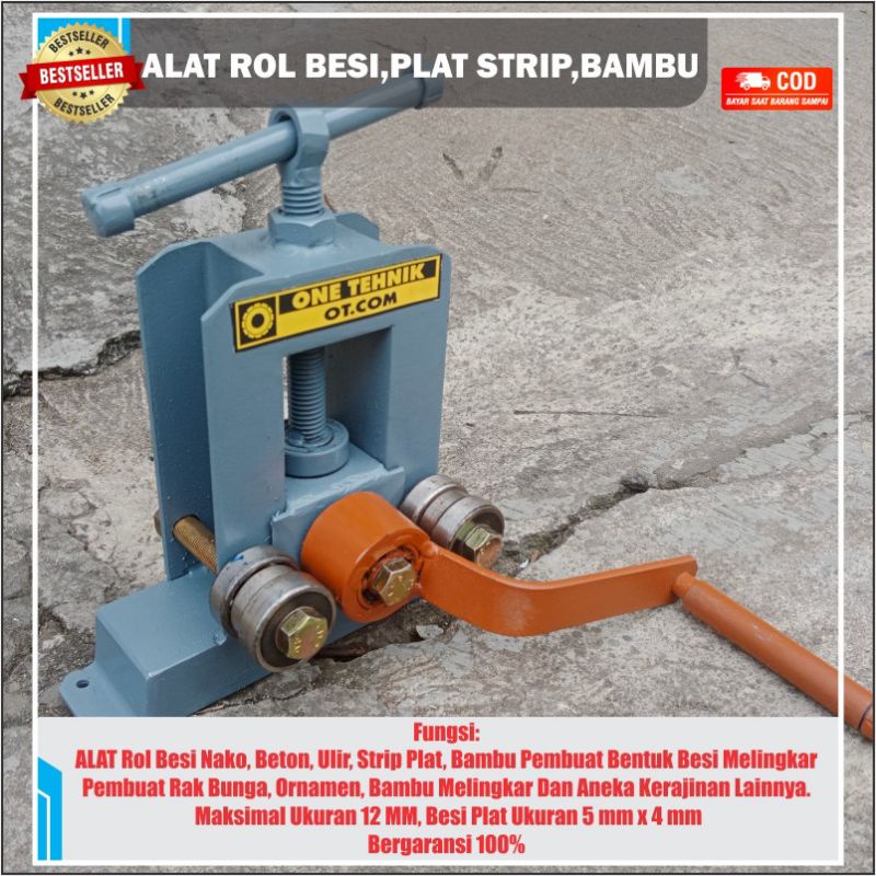 Jual (TERLARIS)ALAT ROL BESI pembentuk besi melingkar tekuk besi ...
