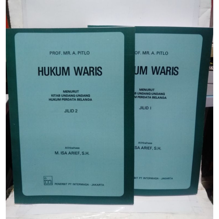Jual BUKU HUKUM WARIS Jilid 1 & 2 Prof.Mr.A.Pitlo | Shopee Indonesia