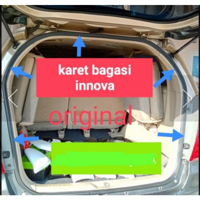 Jual karet bagasi karet pintu bagasi belakang Toyota INNOVA 2005-2015 ...