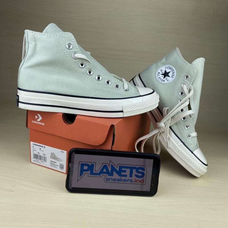Jual Sepatu Converse Chuck Taylor All Star 70s High Green Mint Original ...