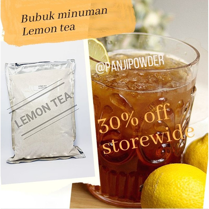 Jual bubuk minuman rasa tea 500gr serbuk minuman aneka rasa bubuk ...