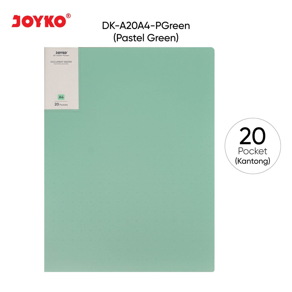 Jual DKA4 Document Keeper Clear Holder Map File Dokumen Folder Joyko ...
