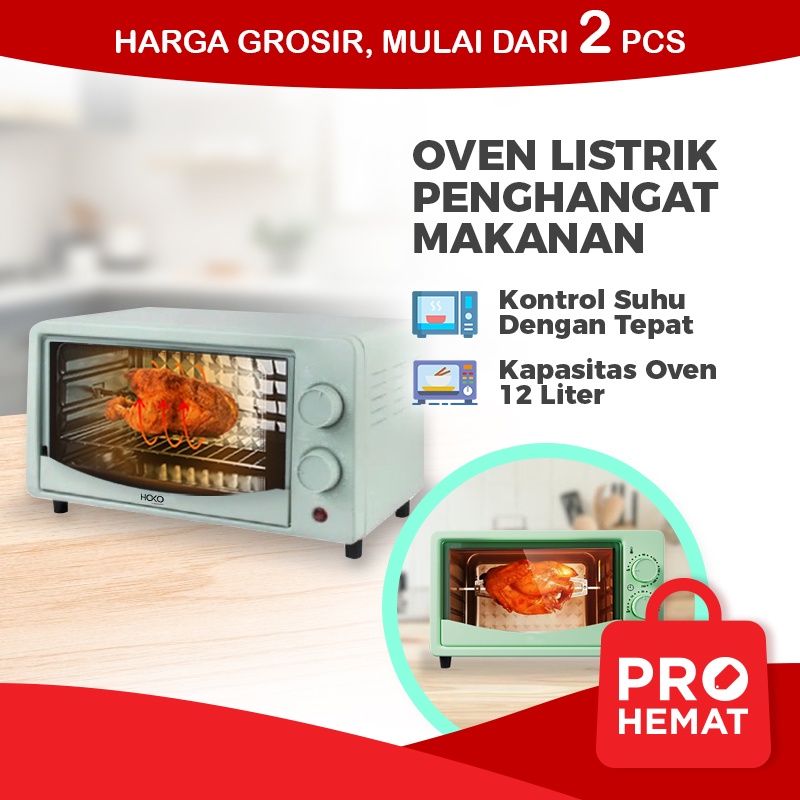 Jual HOKO By MIISOO Oven listrik 12L Operasi rotasi Electric oven Kue multi-fungsi kontrol suhu ...