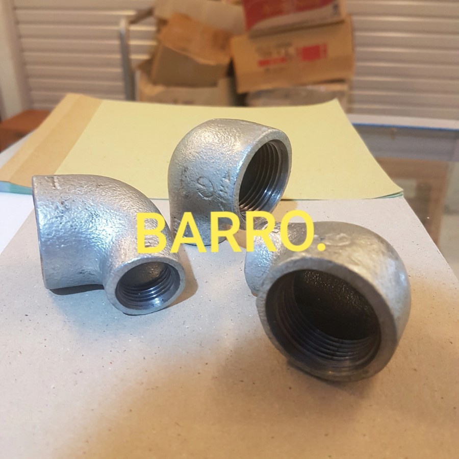 Jual Elbow reducer galvanis 1 x 1/2 inch | Shopee Indonesia