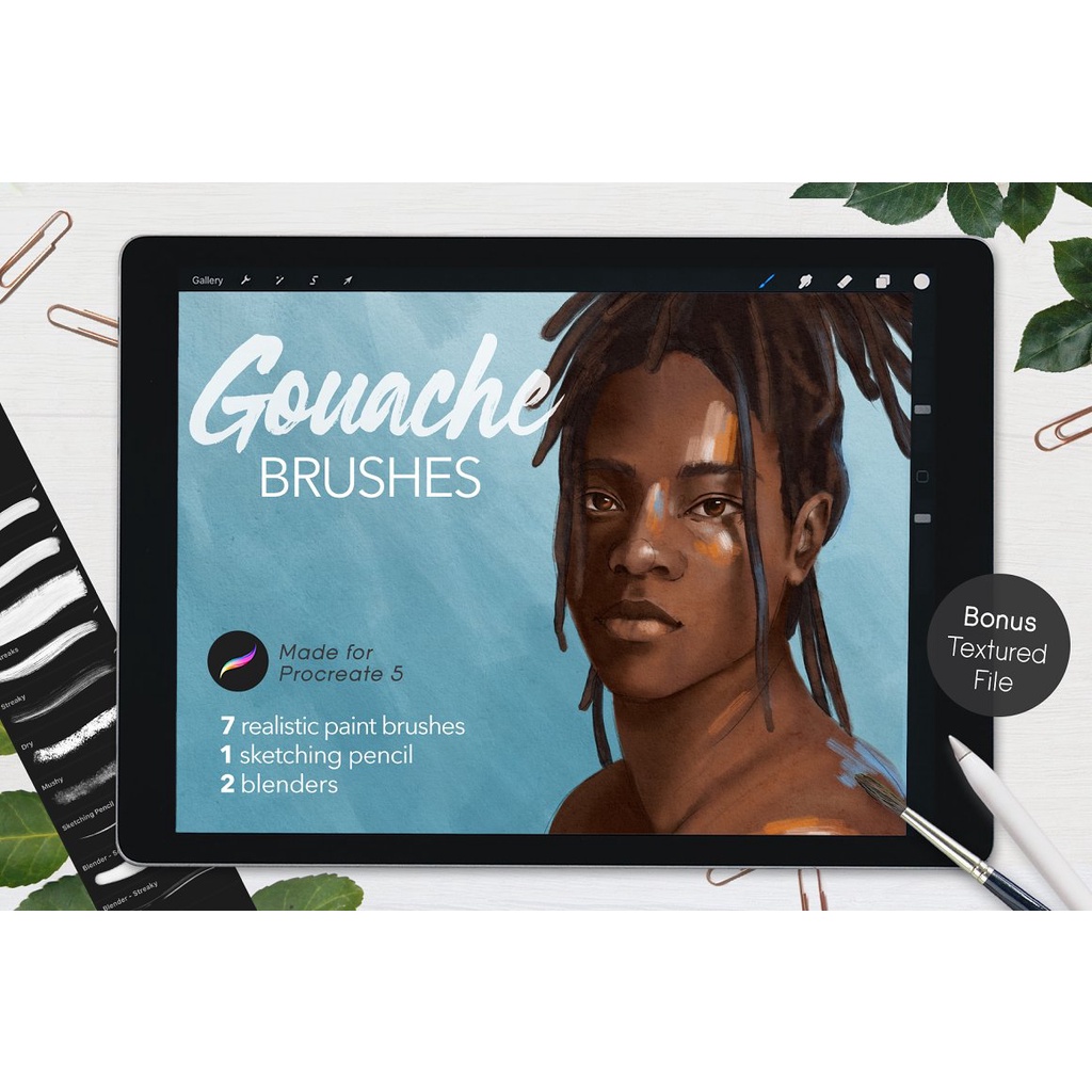 Jual Procreate Brush - Ultimate Gouache Brushes | Shopee Indonesia