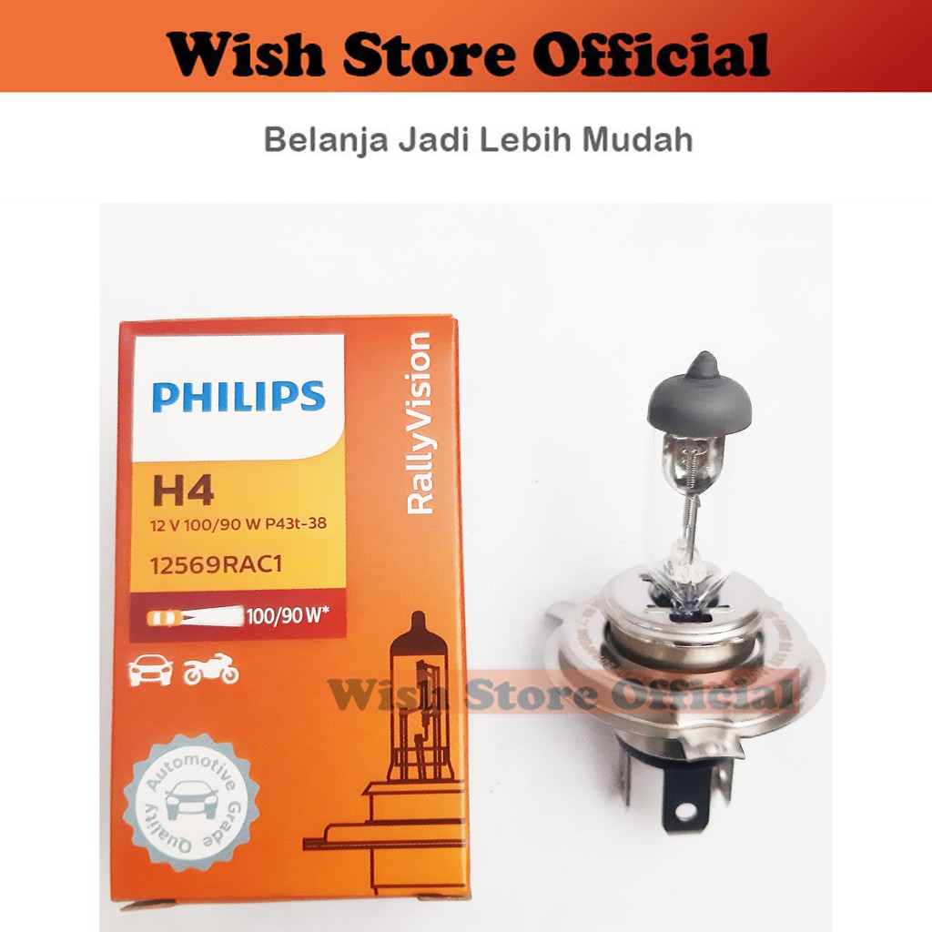 Jual Lampu Bohlam Bohlamp Head Lamp Depan Utama DOP Halogen H4 12Volt ...