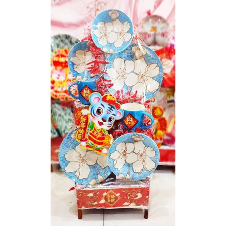Jual hampers parcel Medan Imlek CNY exclusive piring porslen kristal ...