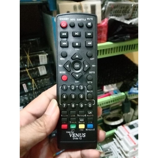 Jual REMOT SET TOP BOX DVB T2 VENUS | Shopee Indonesia