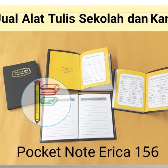 Jual Buku Agenda Notes Kantong Saku (Pocket Notes) Erica 156 Grosir ...