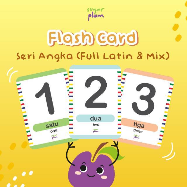 Jual FLASH CARD by Sugar Plum - Seri Angka | Shopee Indonesia