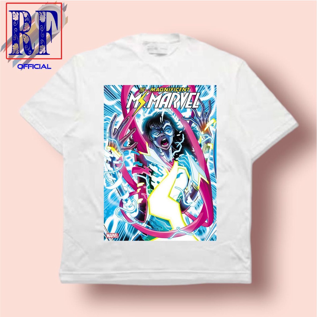 Jual KAOS MS MARVEL | T-SHIRT VINTAGE MARVEL COMIC SUPER GIRL | KAOS ...