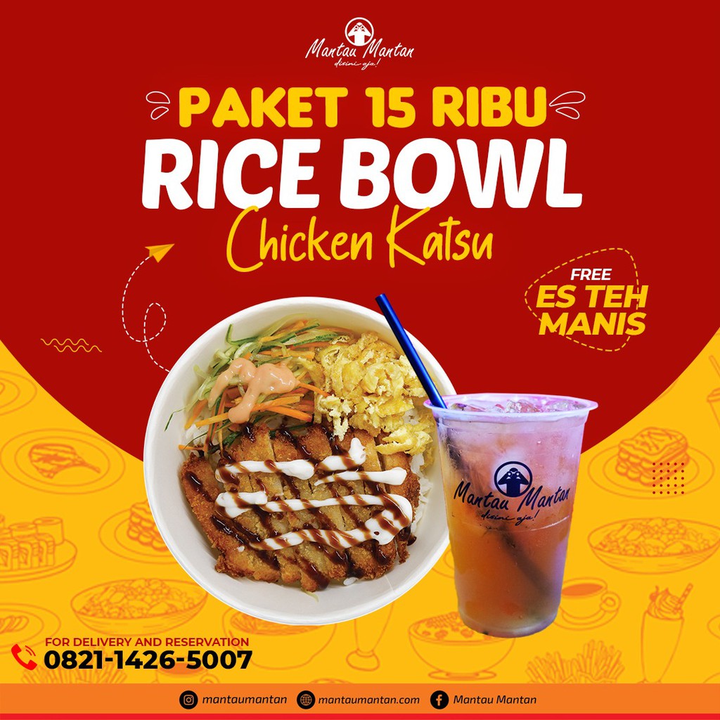 Jual Paket Rice Bowl Chicken Katsu | Shopee Indonesia
