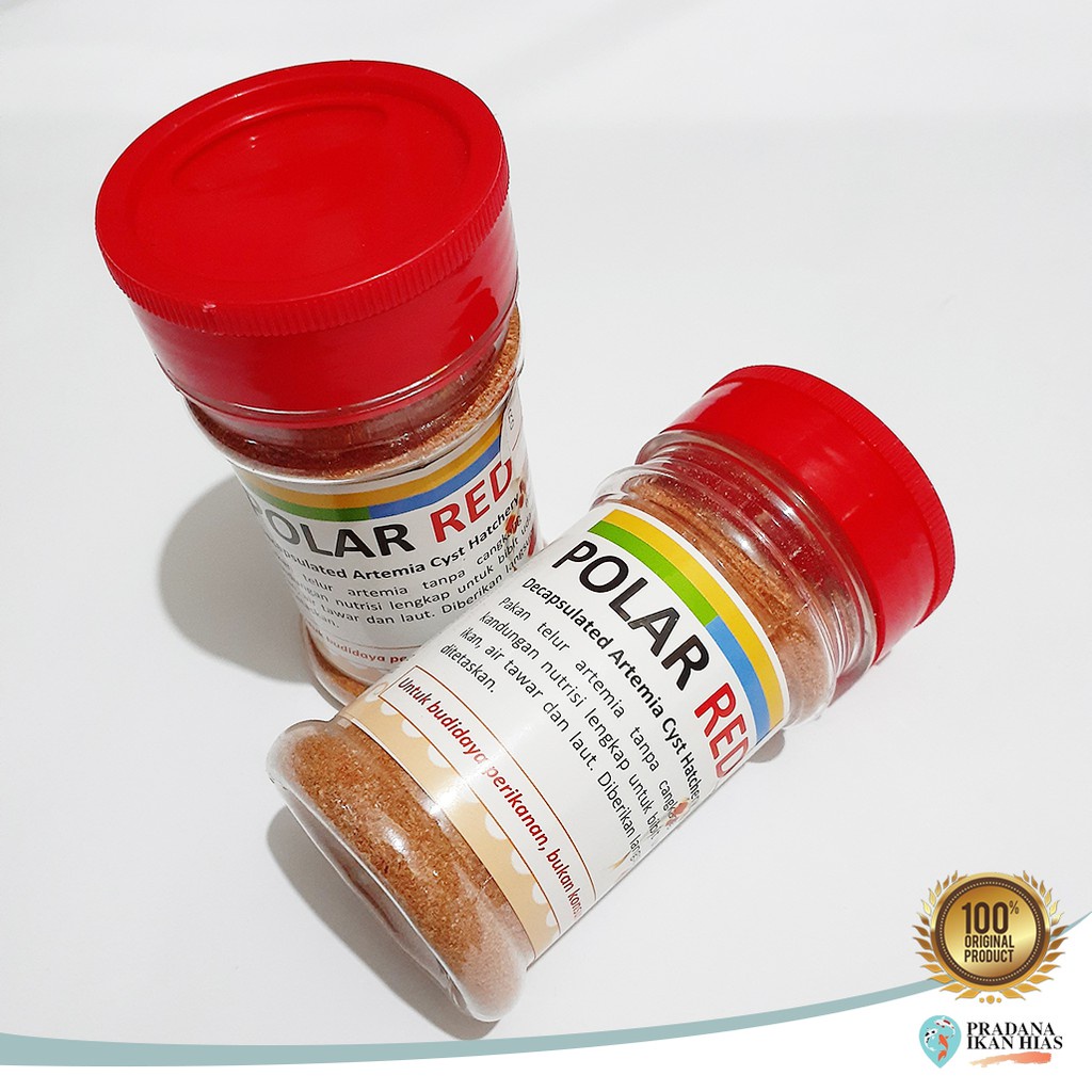 Jual POLAR RED 75 GR ARTEMIA PAKAN IKAN HIAS BURAYAK | Shopee Indonesia