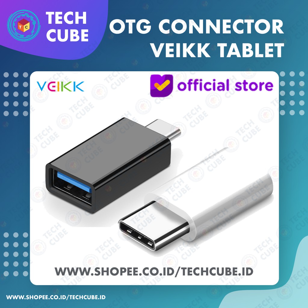 Jual VEIKK Adapter Adaptor OTG Android Micro USB Type C S640 A30 A15 ...