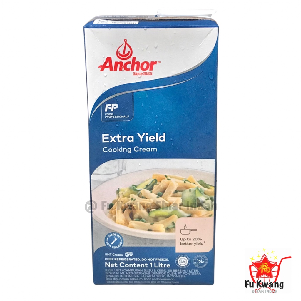 Jual Anchor Cooking Cream Extra Yield 1 liter | Shopee Indonesia