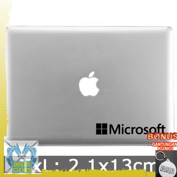 Jual TERMURAH Garskin laptop Stiker Logo New Microsoft Cutting Sticker ...