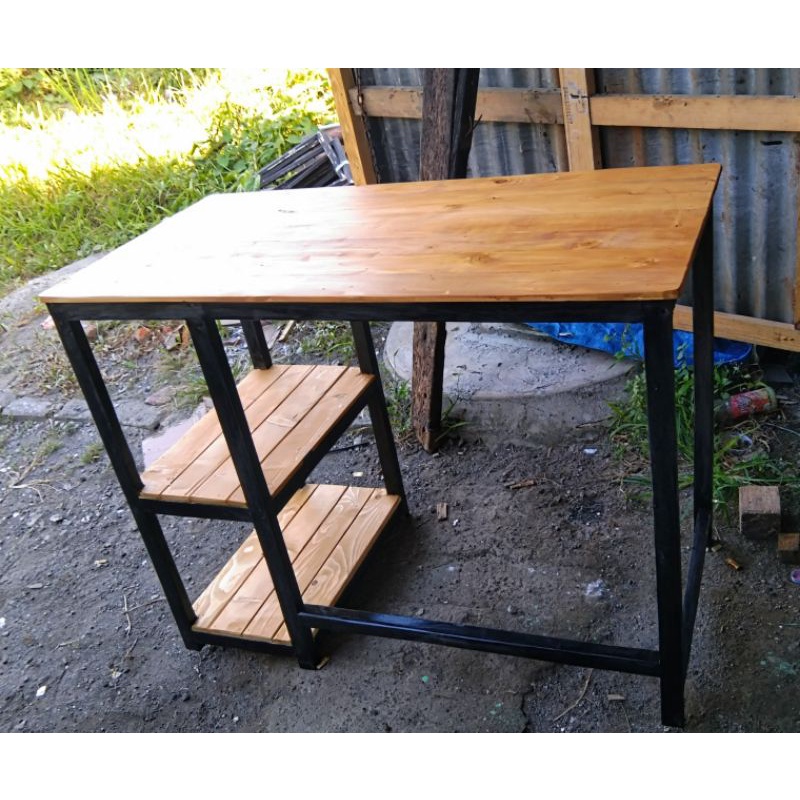 Jual meja rak belajar / meja komputer paten multifungsi full kayu ...